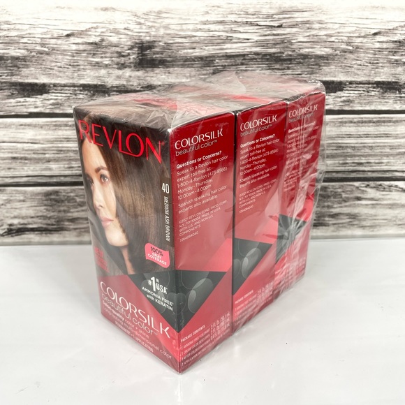 Revlon | Hair | Revlon 4 Medium Ash Brown Hair Dye 3 Pack New | Poshmark